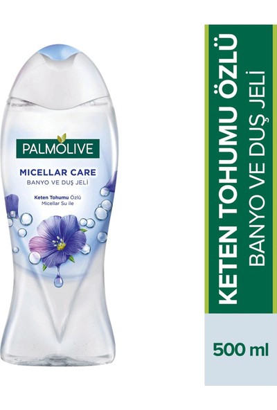 Palmolive Micellar Care Keten Tohumu Özlü Duş Jeli 500 ml Palmolive Micellar Care Keten Tohumu Özlü Duş Jeli 500 ml