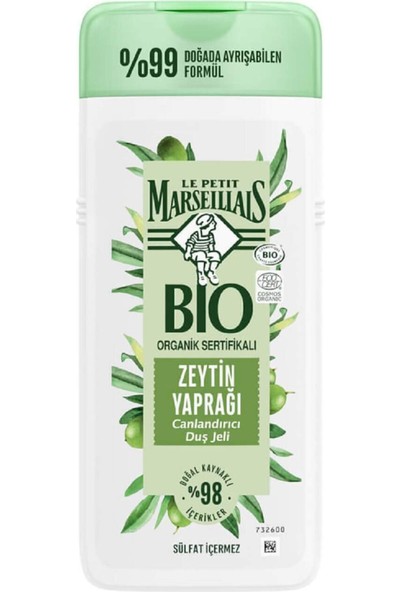 Le Petit Marseillais Duş Jeli Bio Organik Zeytin Yaprağı 400 ml