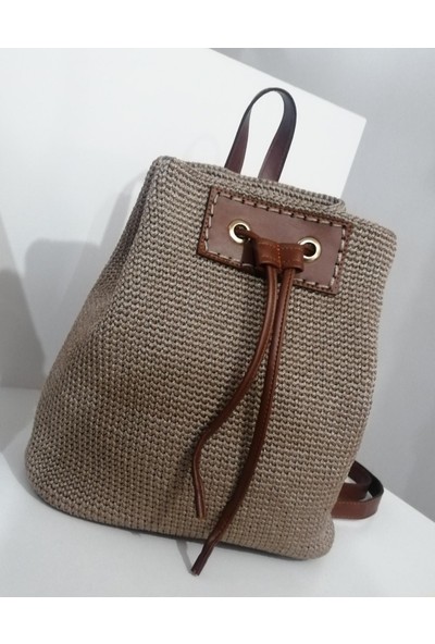Zeynep Handmade Örgü Sırt Çantası