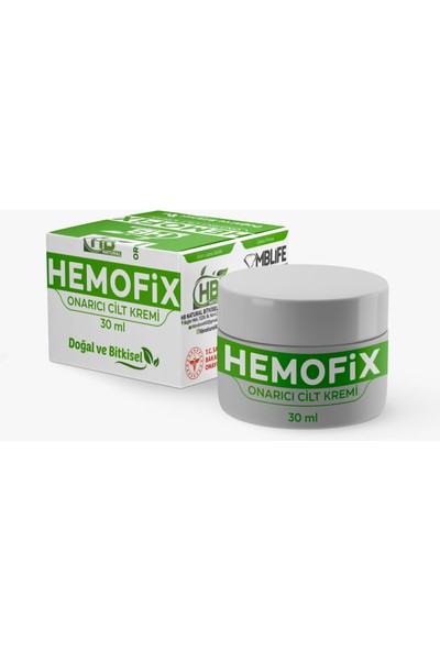 Hemofix Onarıcı Cild Kremi (Basur Tedavisine Yardımcı) Hemofix Onarıcı Cild Kremi (Basur Tedavisine Yardımcı)