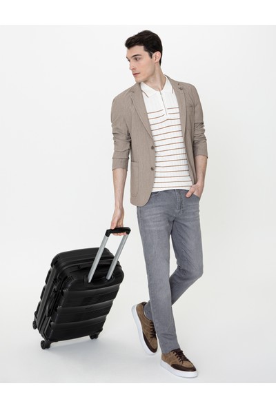 Pierre Cardin Siyah Orta Boy Valiz 50257980-001