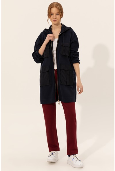 U.S. Polo Assn.Kadın Lacivert Sweatshirt