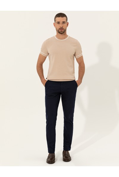 Lacivert Regular Fit Chino Pantolon 50251547-VR033