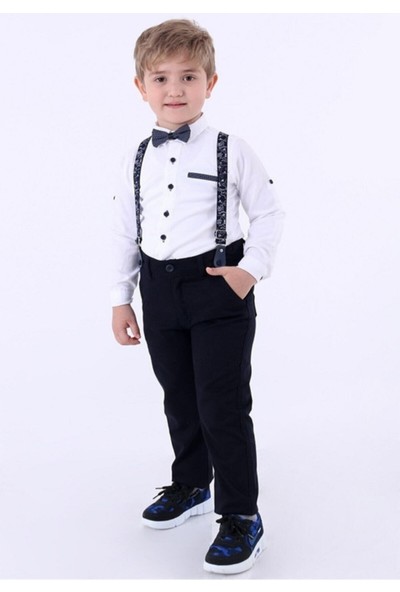 Terry Gömlekli Papyonlu Erkek Takım