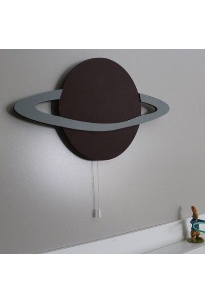 Dora Home Dekoratif Ahşap Gezegen Gece Lambası Dora Home Dekoratif Ahşap Gezegen Gece Lambası