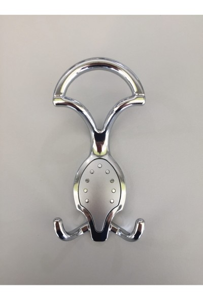 Bariton Askılık Portmanto Dolap Vestiyer Askısı Lüks Dekoratif Krom Askı