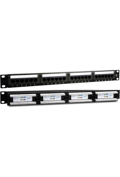 OEM 24 Port Cat6 Utp Patch Panel Portlar Sabit (Dolu) OEM 24 Port Cat6 Utp Patch Panel Portlar Sabit (Dolu)