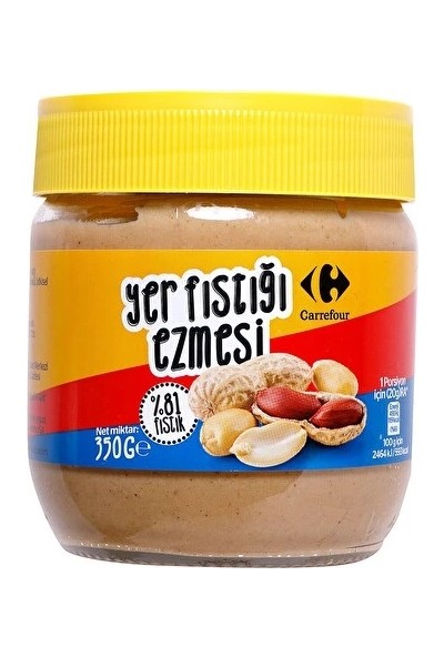 Carrefour Yer Fıstığı Ezmesi %81 Fıstık 350 gr
