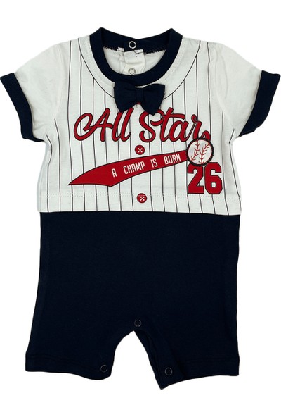 Lummy Lummy 3/9 Ay All Star Baskılı Tulum