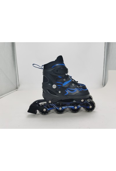 Vadi Çift Sıra Alüminyum Gövdeli Işıklı Silikon Teker Ayarlanabilir Alıştırma Pateni Çanta Hediyeli Vadi Çift Sıra Alüminyum Gövdeli Işıklı Silikon Teker Ayarlanabilir Alıştırma Pateni Çanta Hediyeli