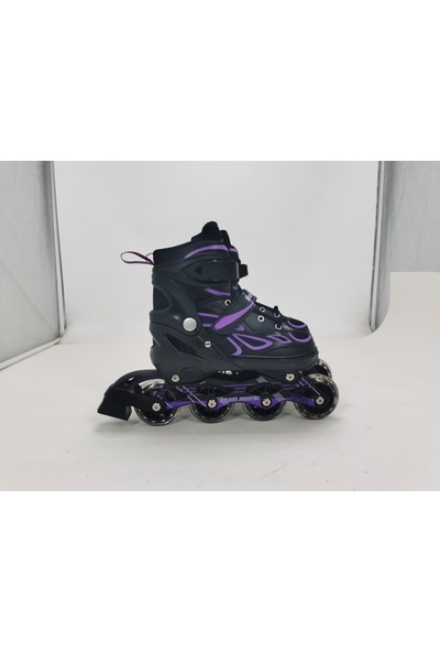 Vadi Çift Sıra Alüminyum Gövdeli Işıklı Silikon Teker Ayarlanabilir Alıştırma Pateni Çanta Hediyeli Vadi Çift Sıra Alüminyum Gövdeli Işıklı Silikon Teker Ayarlanabilir Alıştırma Pateni Çanta Hediyeli