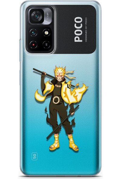 Lopard Xiaomi Poco M4 Pro 5g Uyumlu Kılıf Naruto 30 Hybrid