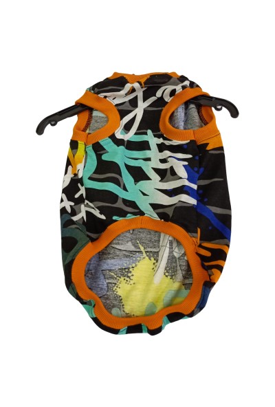 Gobo Grafiti Desenli Kedi Kıyafeti Elbisesi