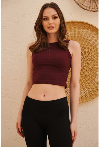 Tayf Kadın Fitilli Crop Atlet
