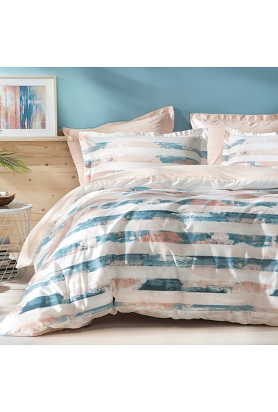 Yataş Bedding Stain Ranfoce Tek Kişilik Nevresim Takımı - Pudra