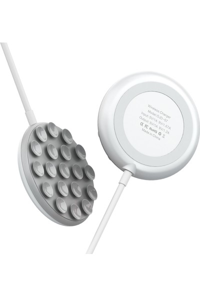 Mumall 10W Vantuzlu Kablosuz Şarj Cihazı Taşınabilir Qı Hızlı Kablosuz Şarj Pedi iPhone Andro ile Uyumlu (Yurt Dışından) Mumall 10W Vantuzlu Kablosuz Şarj Cihazı Taşınabilir Qı Hızlı Kablosuz Şarj Pedi iPhone Andro ile Uyumlu (Yurt Dışından)