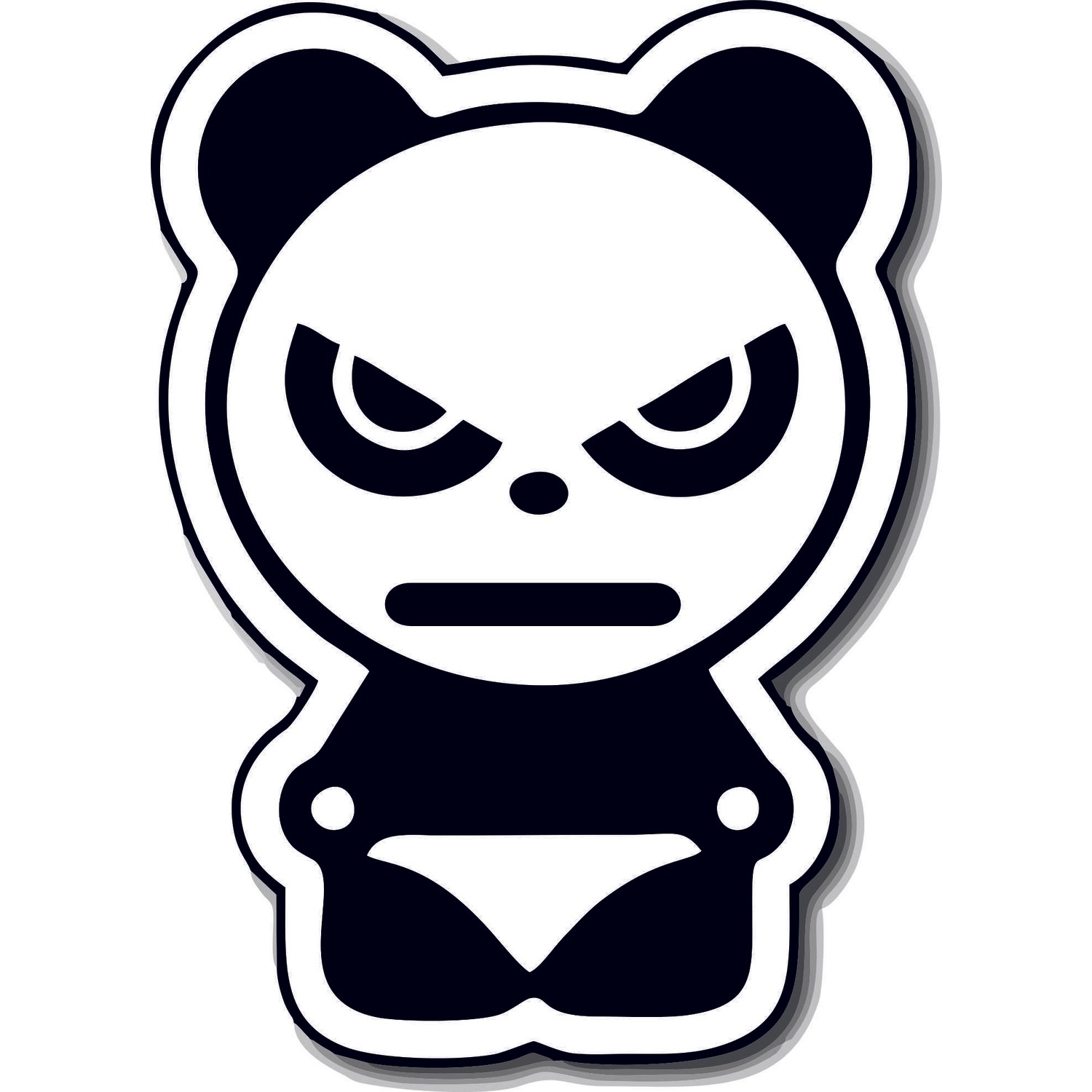 Areksan Angry Panda Sticker 13 cm Fiyatı - Taksit Seçenekleri