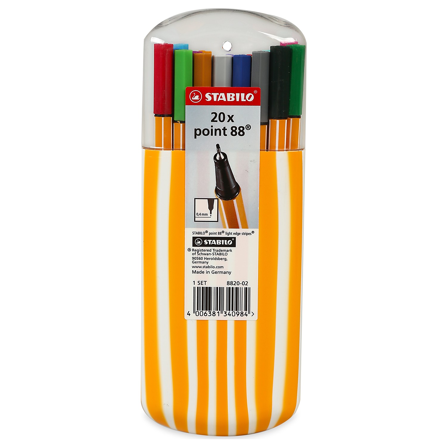 Stabilo Point Kalem 88 Oval Kutu 20 Renk Fiyatı