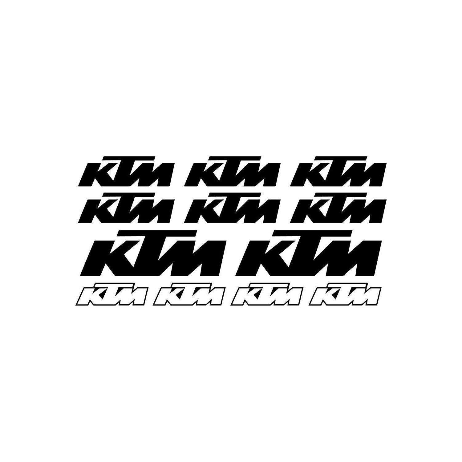 Sticker Master Ktm Sponsor Sticker Set 1 Oto Motor Pc Etiket Fiyatı