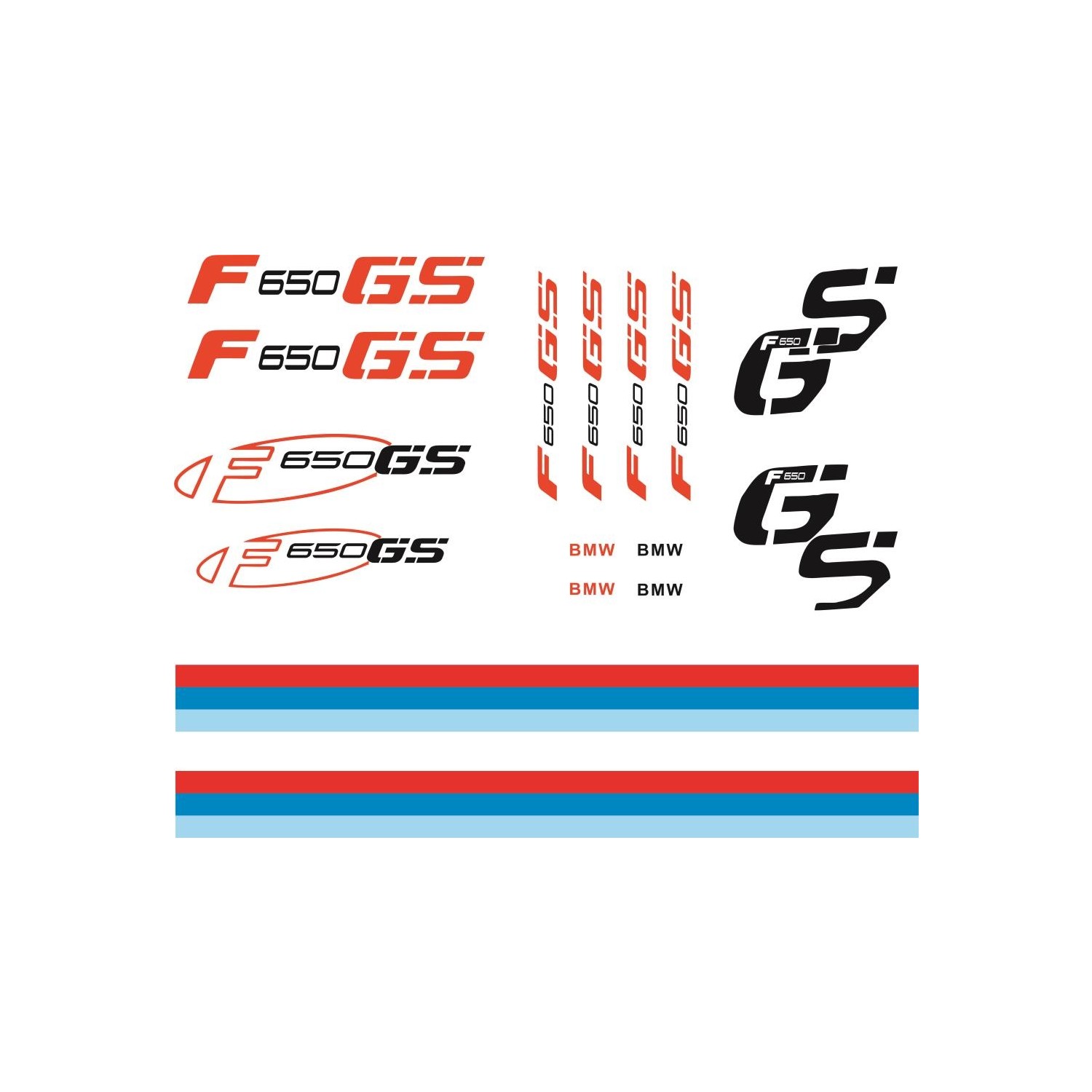 Sticker Master Bmw F650 Full Sticker Set Oto Motor Pc Etiket Fiyatı