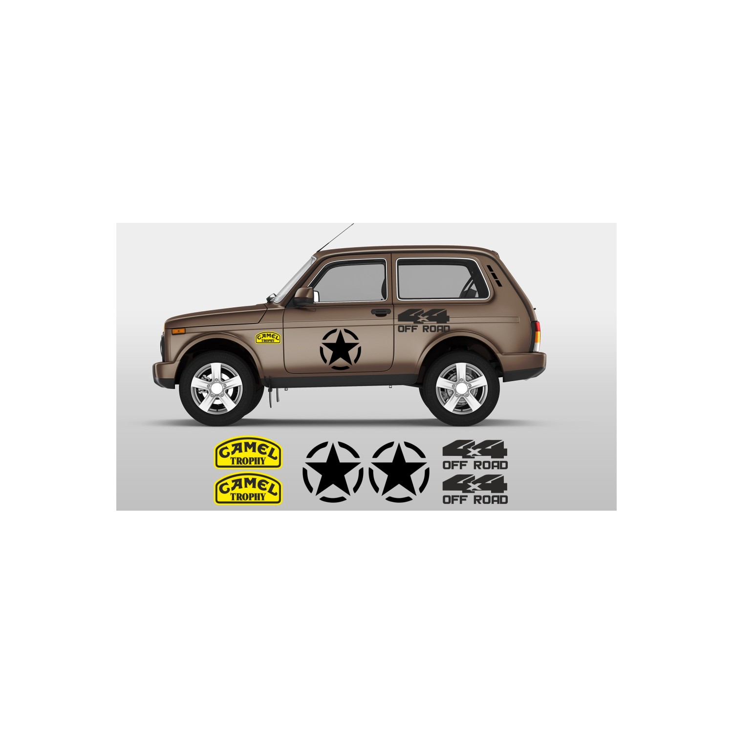 Sticker Master Lada Niva Sticker Set-3 Oto Motor Pc Etiket Fiyatı