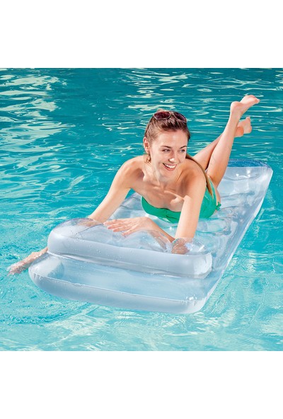 Bestway 43024 Yastıklı Metalik Bardaklı Deniz Yatağı 1.88 cm x 71cm Bestway 43024 Yastıklı Metalik Bardaklı Deniz Yatağı 1.88 cm x 71cm