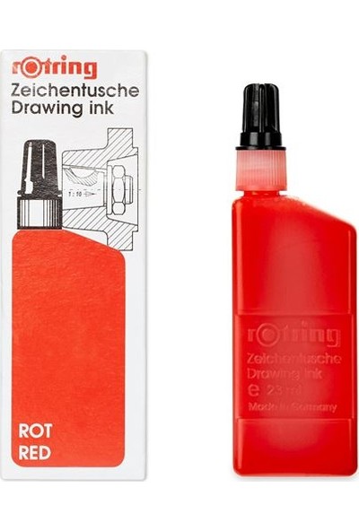 Rotring Rapido Mürekkebi 23ml. Kırmızı