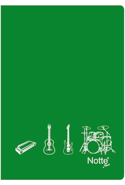 Notte Müzik Defteri A4 40 Yp. 10-140