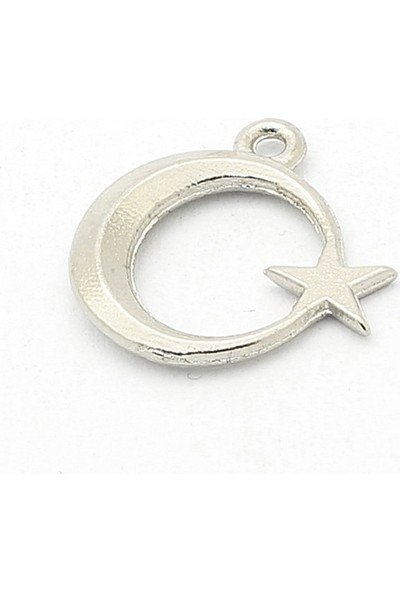 Rd Ekoavm 10 Adet Ay Yıldız Tesbih Püskül Ucu - Sallantı Küpe Kolye Ucu Rd Ekoavm 10 Adet Ay Yıldız Tesbih Püskül Ucu - Sallantı Küpe Kolye Ucu