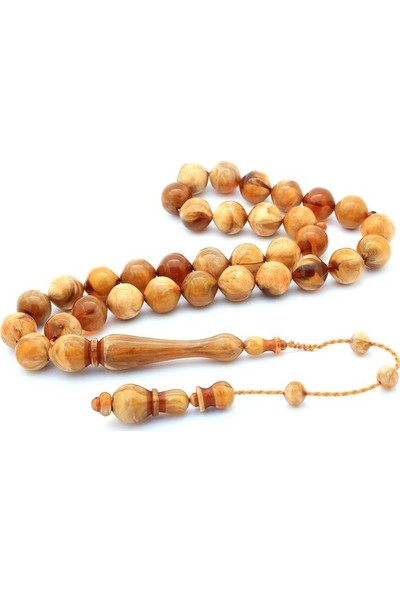 Rd Ekoavm 10 mm İri Taneli Polonya Kehribar Tesbih - Kahve Rd Ekoavm 10 mm İri Taneli Polonya Kehribar Tesbih - Kahve