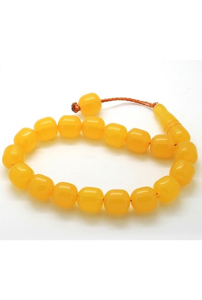 Rd Ekoavm 17'Lik İri Taneli Efe Tesbih Pala Tesbihi - Sarı Rd Ekoavm 17'Lik İri Taneli Efe Tesbih Pala Tesbihi - Sarı