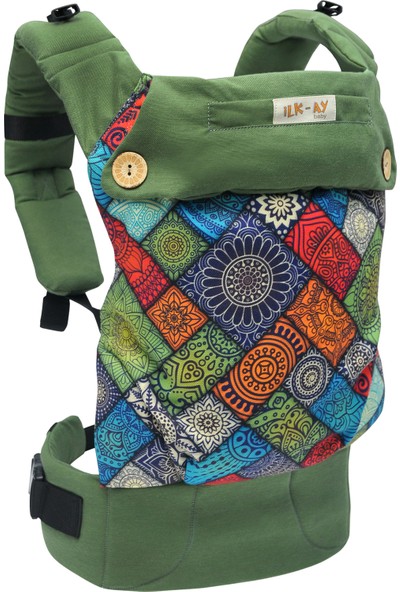 İlk-Ay Baby Handy Kanguru Etnik Desen 3 Ay - 4 Yaş