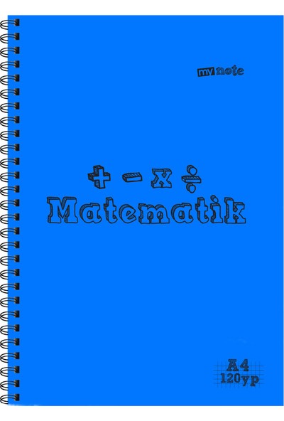 Mynote Matematık Defteri A4 120 Yaprak Kareli Mynote Matematık Defteri A4 120 Yaprak Kareli