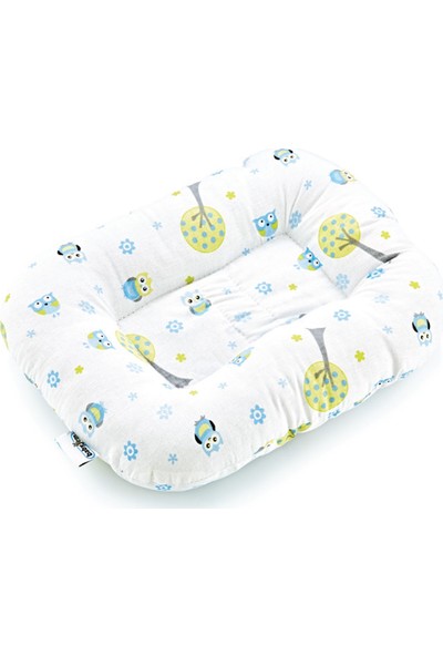 Baby Jem Emzirme Yastığı Mavi Baykuş