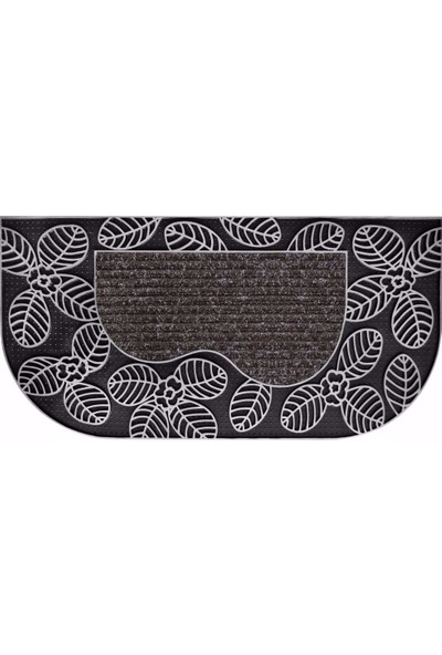 B'Home B'Home Yaprak Kapı Önü Paspas 40x80 cm Gümüş B'Home B'Home Yaprak Kapı Önü Paspas 40x80 cm Gümüş