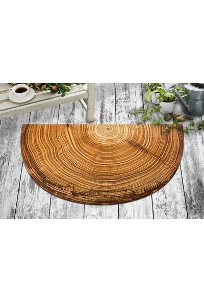 Olunca Olunca Kesik Odun Tasarım Kapı Önü ve Ev İçi Paspas 40x70 cm Yarım Ay Olunca Olunca Kesik Odun Tasarım Kapı Önü ve Ev İçi Paspas 40x70 cm Yarım Ay