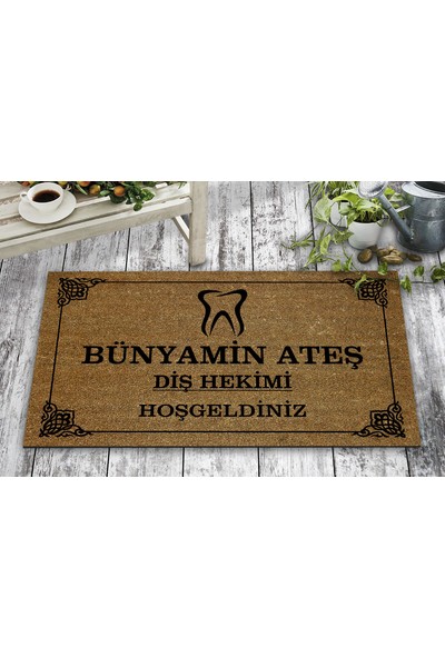 Olunca Olunca Diş Hekimi Tasarım Kapı Önü ve Ev İçi Paspas 45x75 cm Olunca Olunca Diş Hekimi Tasarım Kapı Önü ve Ev İçi Paspas 45x75 cm