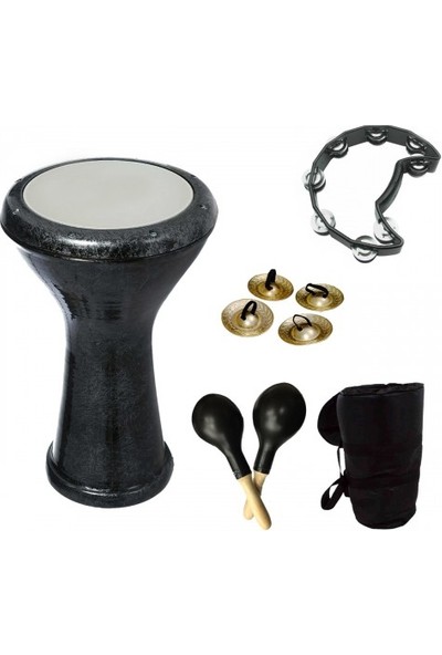 Mitello Boyali Çomlek Darbuka + Kılıf+ Marakas + Yarım Ay Tef + Parmak Zili Mitello Boyali Çomlek Darbuka + Kılıf+ Marakas + Yarım Ay Tef + Parmak Zili
