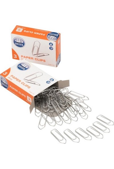 Delta 175 No 3 Ataş 30 mm 100 lü Paket Delta 175 No 3 Ataş 30 mm 100 lü Paket