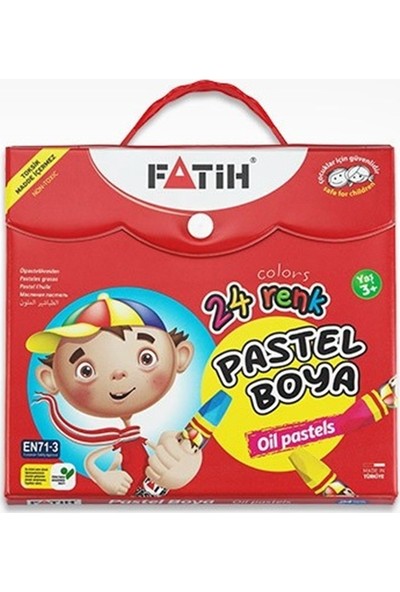 Fatih Pastel Boya Çantalı 24 Renk Fatih Pastel Boya Çantalı 24 Renk