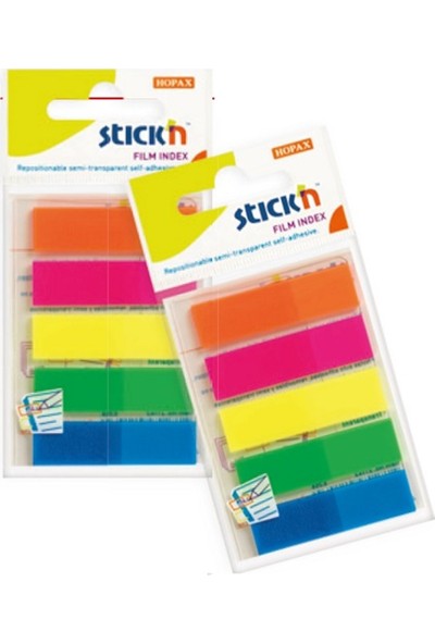 Gıpta Stickn 45x12 mm Neon 5 Renk Film Ayraç 25 Yaprak Gıpta Stickn 45x12 mm Neon 5 Renk Film Ayraç 25 Yaprak