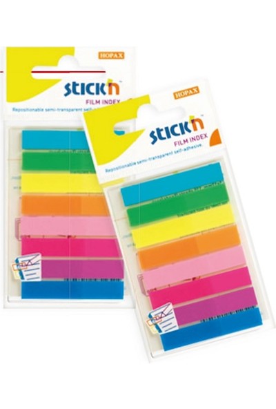 Gıpta Stickn 45x8 mm Neon 8 Renk Film Ayraç 20 Yaprak Gıpta Stickn 45x8 mm Neon 8 Renk Film Ayraç 20 Yaprak