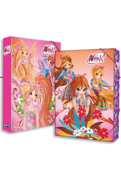 Gıpta Winx Lastikli Kutu Klasör 25x35cm Gıpta Winx Lastikli Kutu Klasör 25x35cm