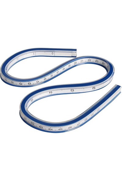 Linea Kobra Cetvel - Eğri Çizim Cetveli 50 cm