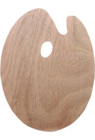 Monopol Ahşap Oval Palet 17x25 cm