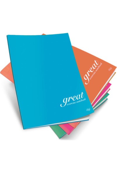 Okul Defteri A5 Plastik Kapak 40 Yaprak Çizgili