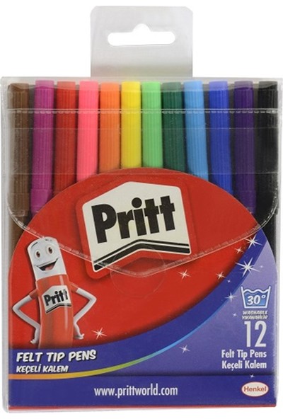 Pritt Keçeli Kalem 12 Renk