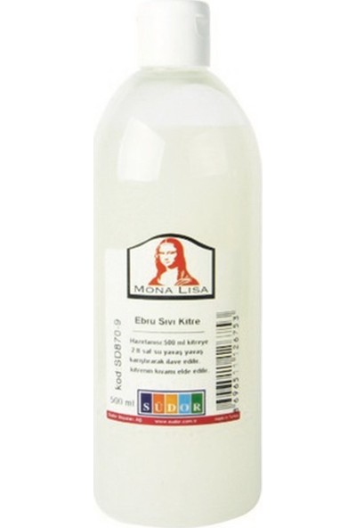 Südor Ebru Boyası Sıvı Kitre 500 ml Südor Ebru Boyası Sıvı Kitre 500 ml