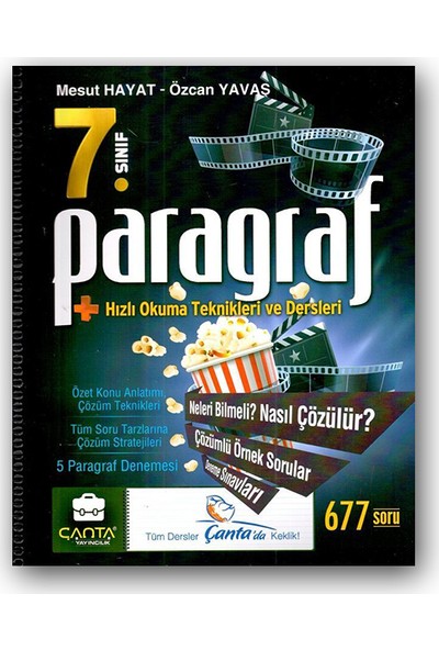 Çanta 7. Sınıf Paragraf Soru Bankası