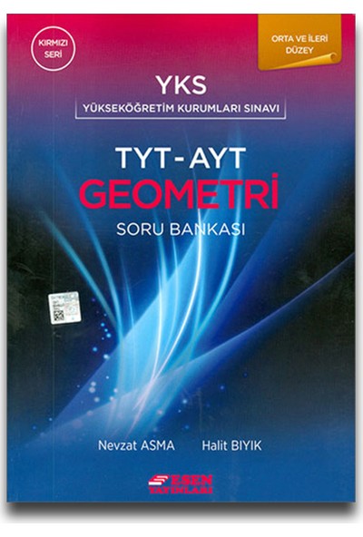 Esen Yayınları TYT AYT Geometri Soru Bankası Kırmızı Seri
